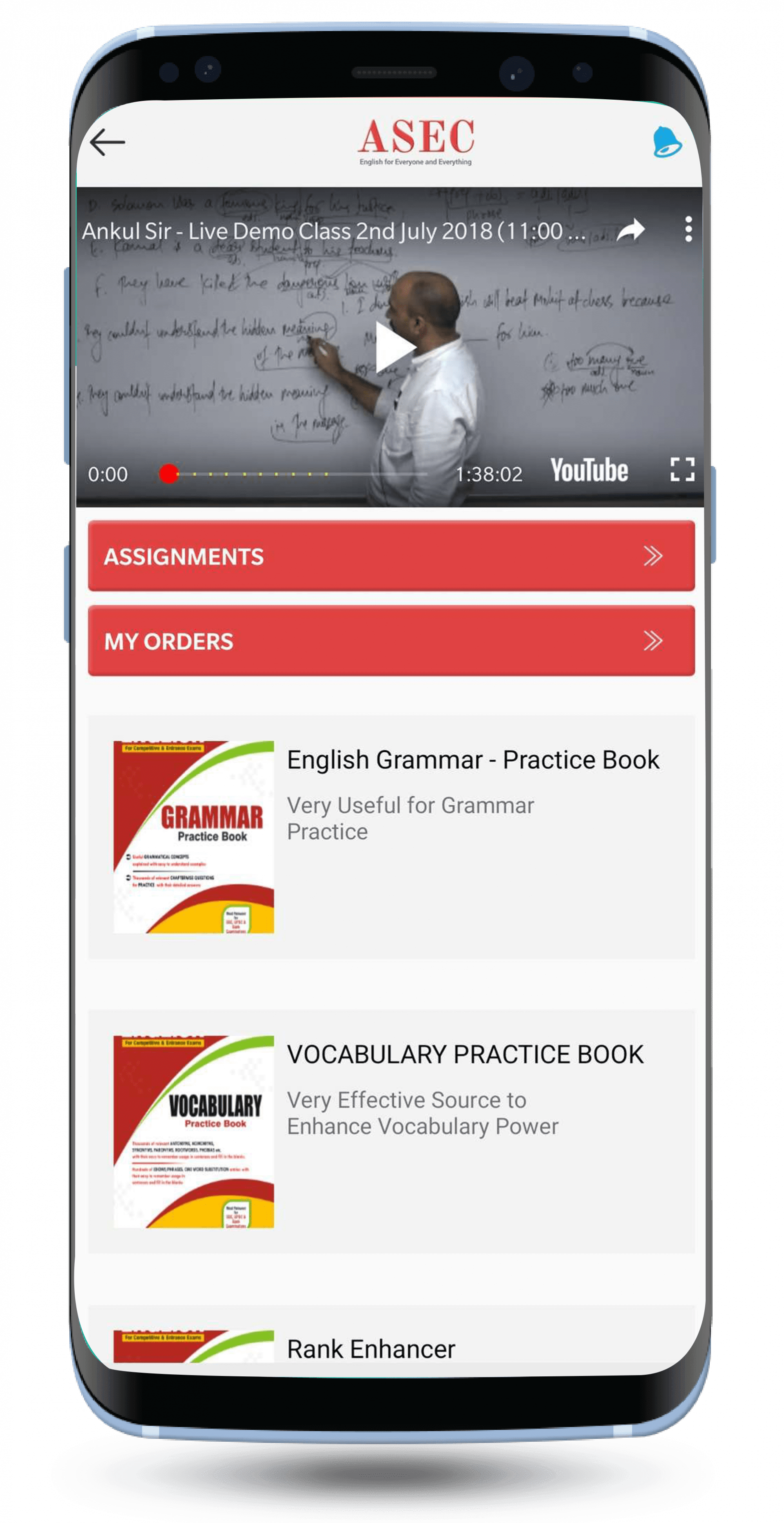 ASEC ENGLISH an app for Learners is now LIVE - Mobulous