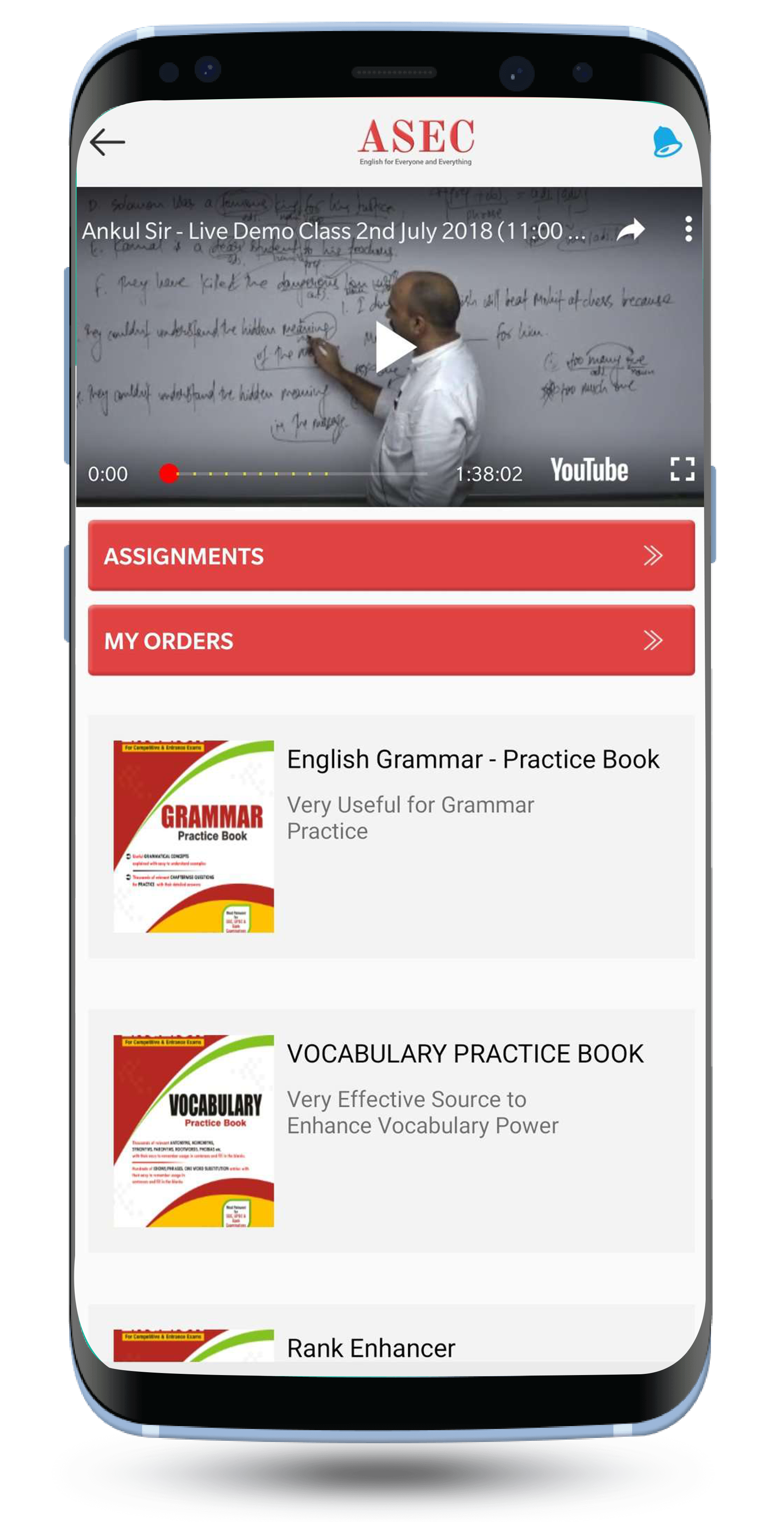 ASEC ENGLISH an app for Learners is now LIVE - Mobulous