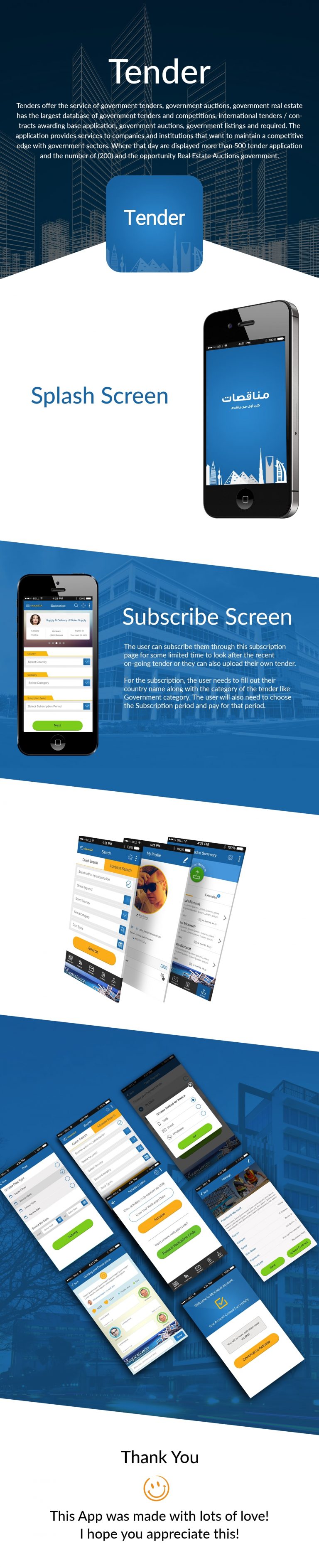 Tender App - Case Study